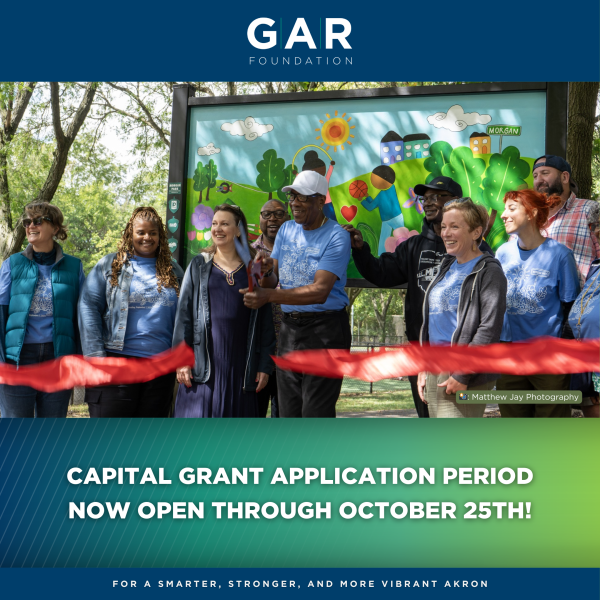 GAR's Capital Grant Application Period Now Open Through October 25th | GAR Foundation